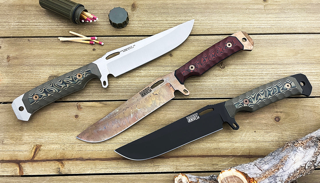 BACKPACKING + SURVIVAL FIXED BLADE KNIVES | MADE IN THE USA – Dawson Knives